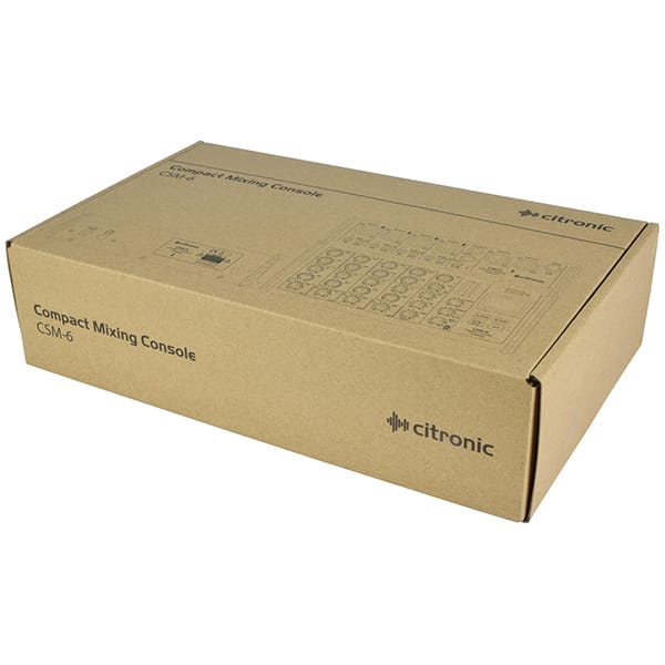 CITRONIC - CSM-6 MUSIC MIXER WITH BT/USB/MP3 at Bounce Online. R2,735.00