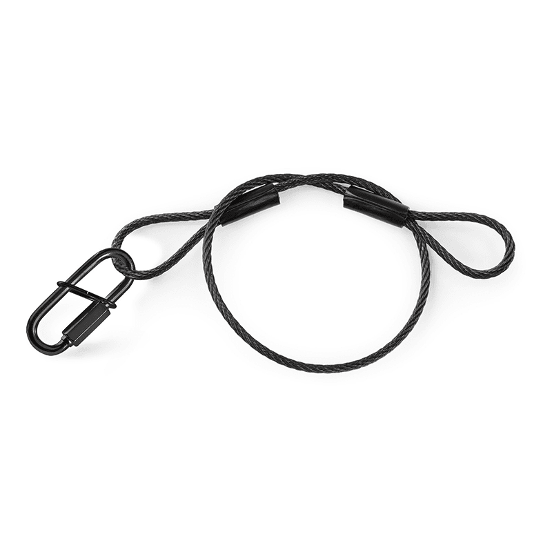 BEAMZ - SAF35 SAFETY CABLE 35CM X 3MM 30KG BLACK at Bounce Online. R140.00